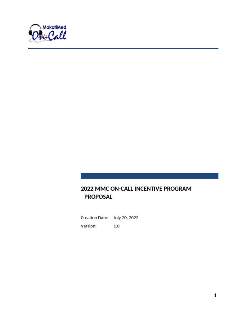 2022 Team Incentive Program Proposal | PDF | Incentive | Organizational ...