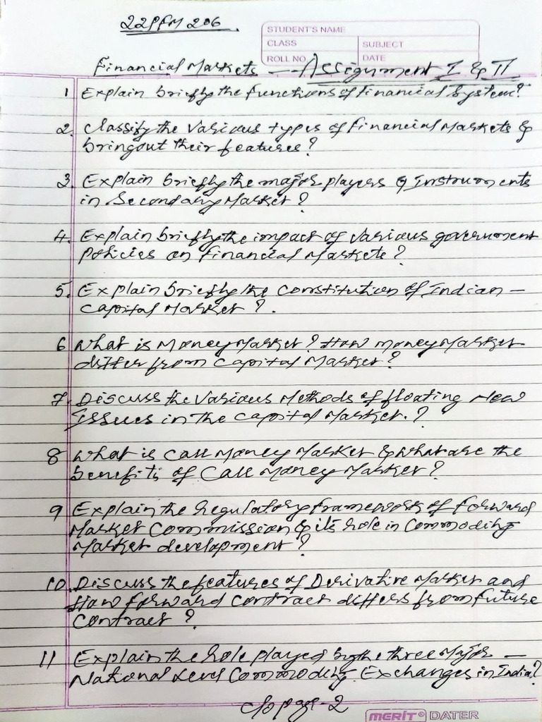 FMR Assignment | PDF