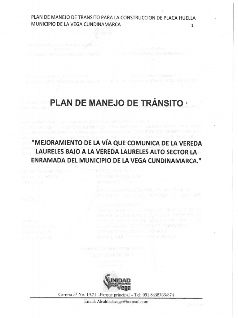 II 5 PLAN MANEJO TRANSITO | PDF