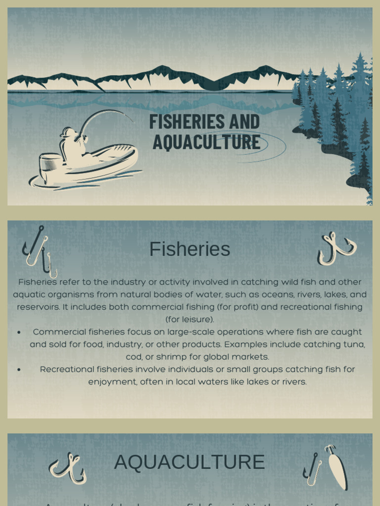 Fisheries and Aquaculture Overview | PDF