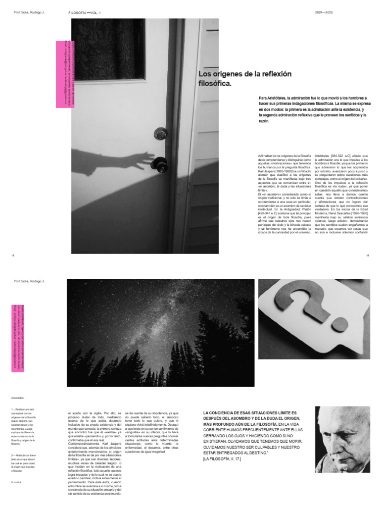 FILOSOFÍA-U1 - Clase 3 - Prof. Solis, Rodrigo | PDF | Aristóteles | Existencia