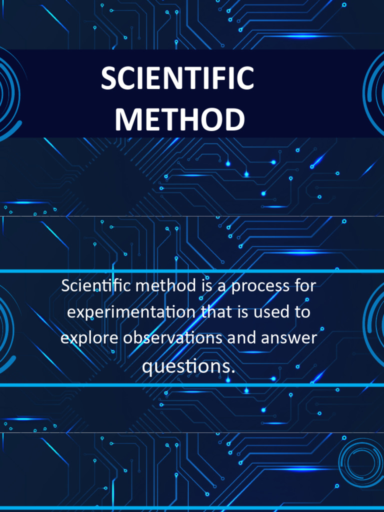 Scientific Method | PDF