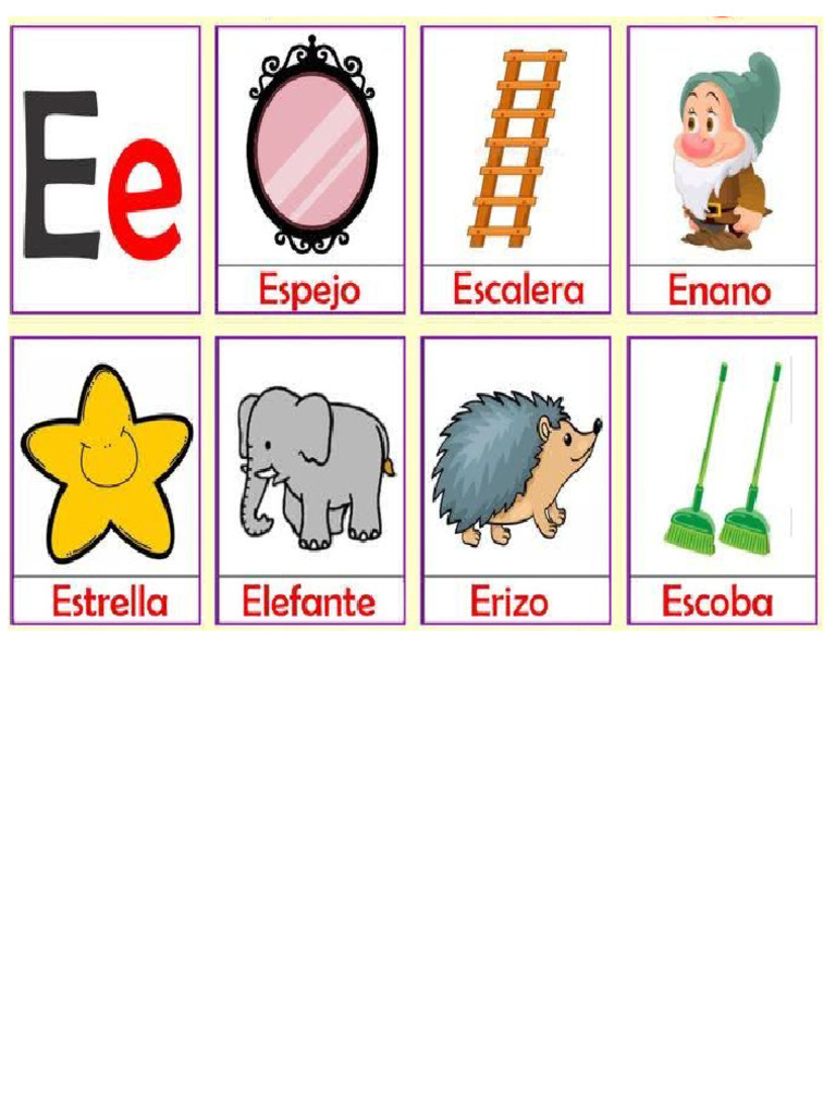 Palabras Con Vocales | PDF