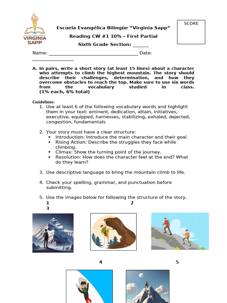 6th Reading CW 1 | PDF