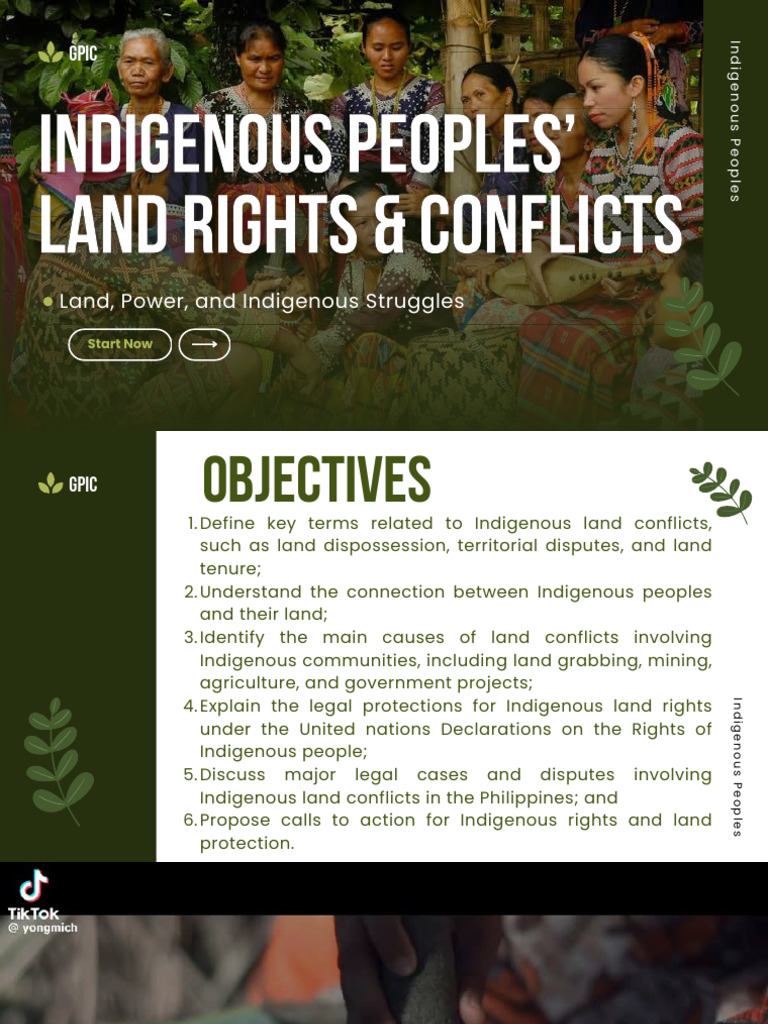 IPs Land Rights & Conflicts PDF | PDF | Indigenous Peoples | Natural ...