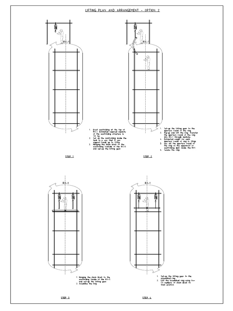 Lifting Plan and Arrangement Option 2 | PDF