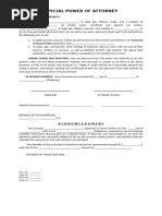 SPA - Building Permit | PDF | Power Of Attorney | Public Law