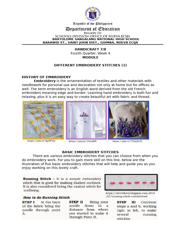 TLE-module-week-4-Handicraft | PDF