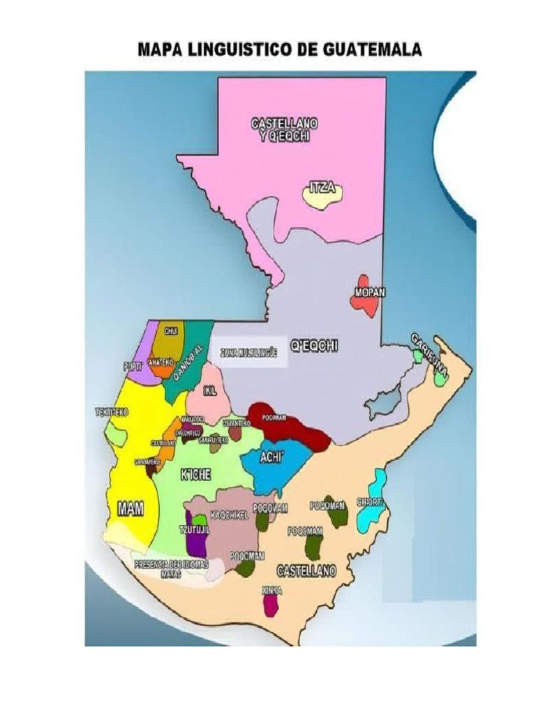 MAPA LINGUISTICA DE GUATEMALA | PDF