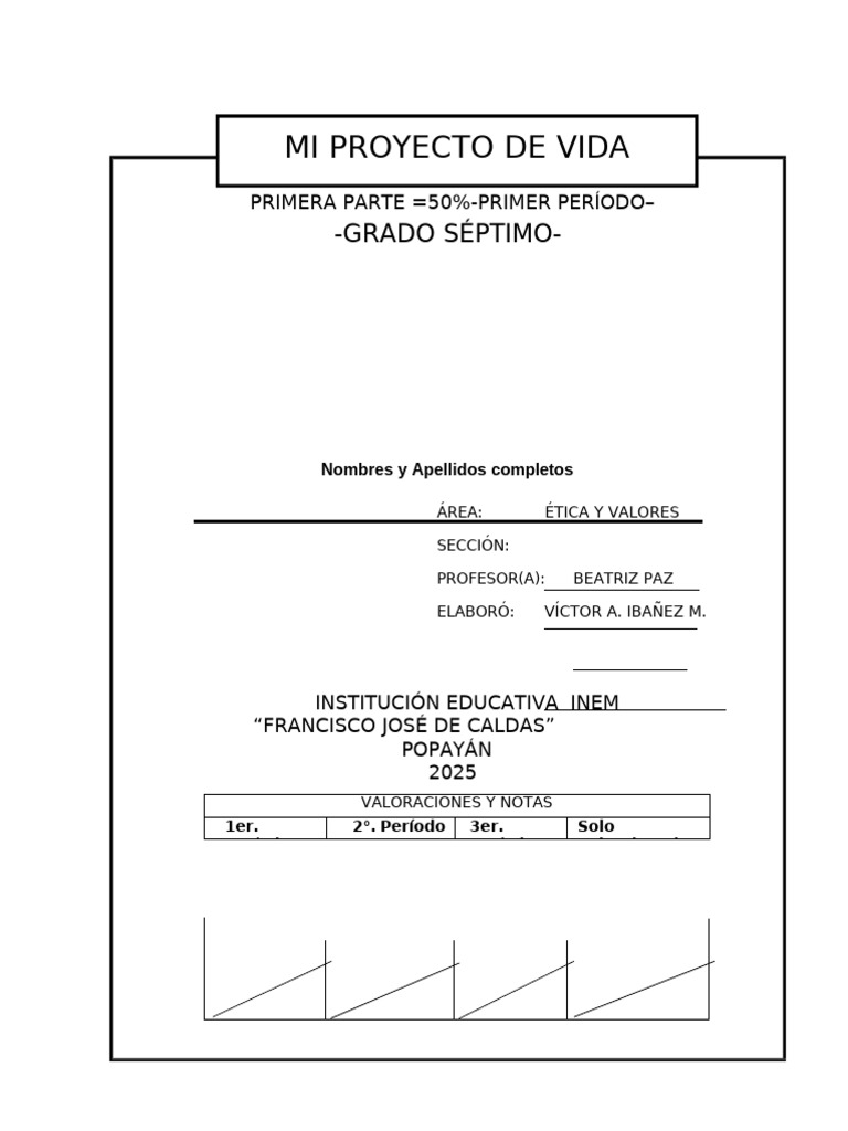 2. Proyecto de Vida - Carta Septimo (1) | PDF