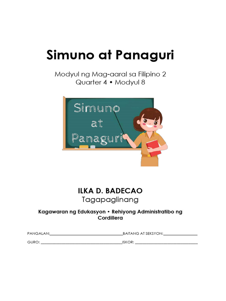 Fil2 Q4mod8 Simuno Panguri Ilka Badecao Bgo v1 | PDF