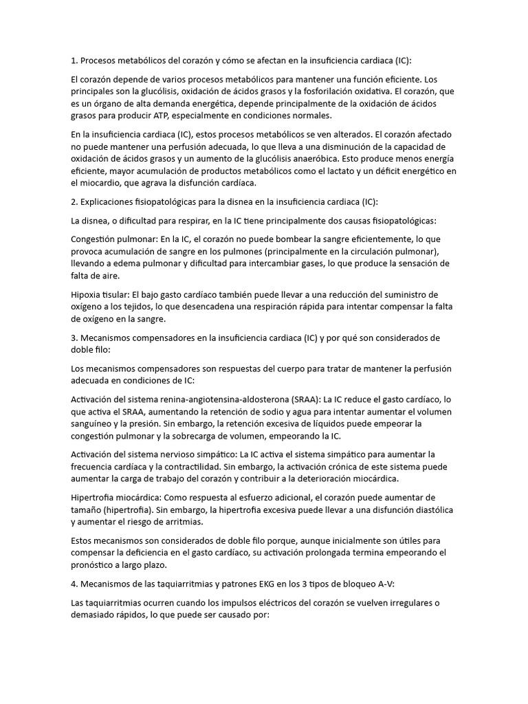 Gip | PDF | Insuficiencia cardíaca | Corazón