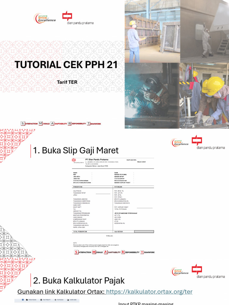 Tutorial Cek PPH 21 | PDF