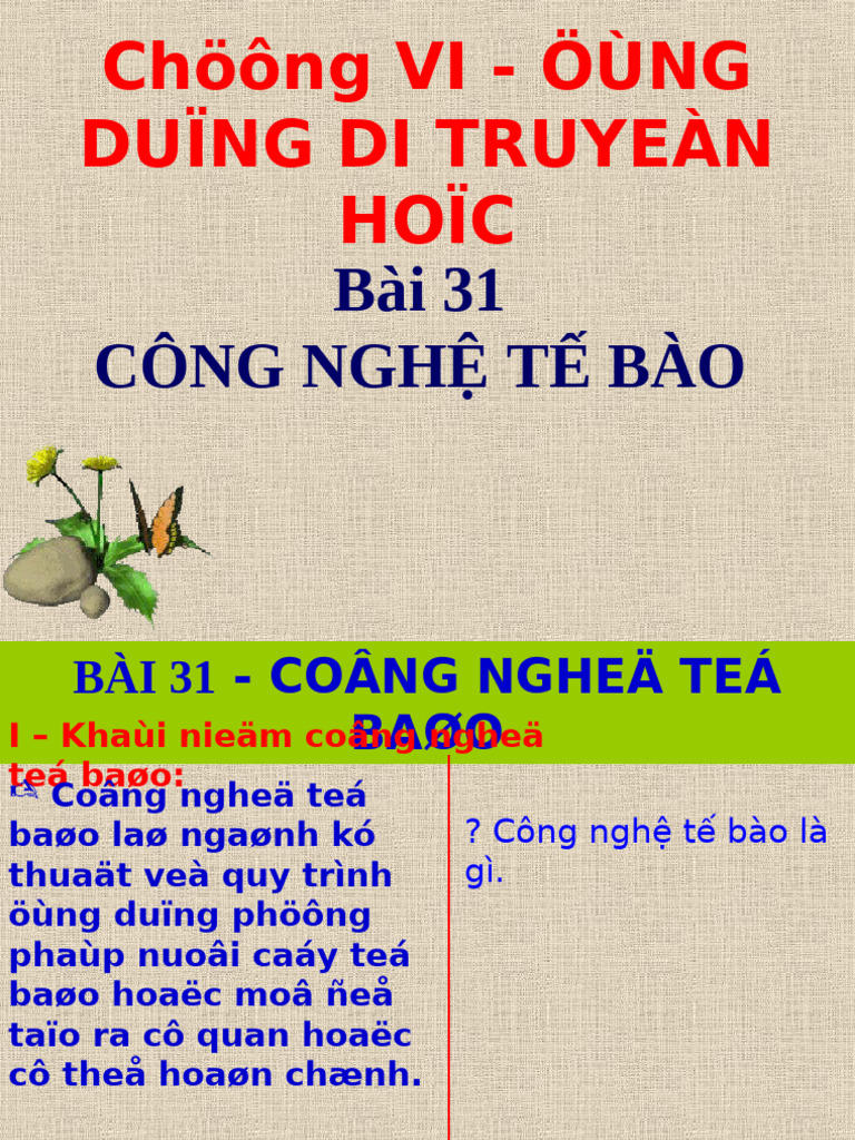 Bai 31 Cong Nghe Te Bao | PDF