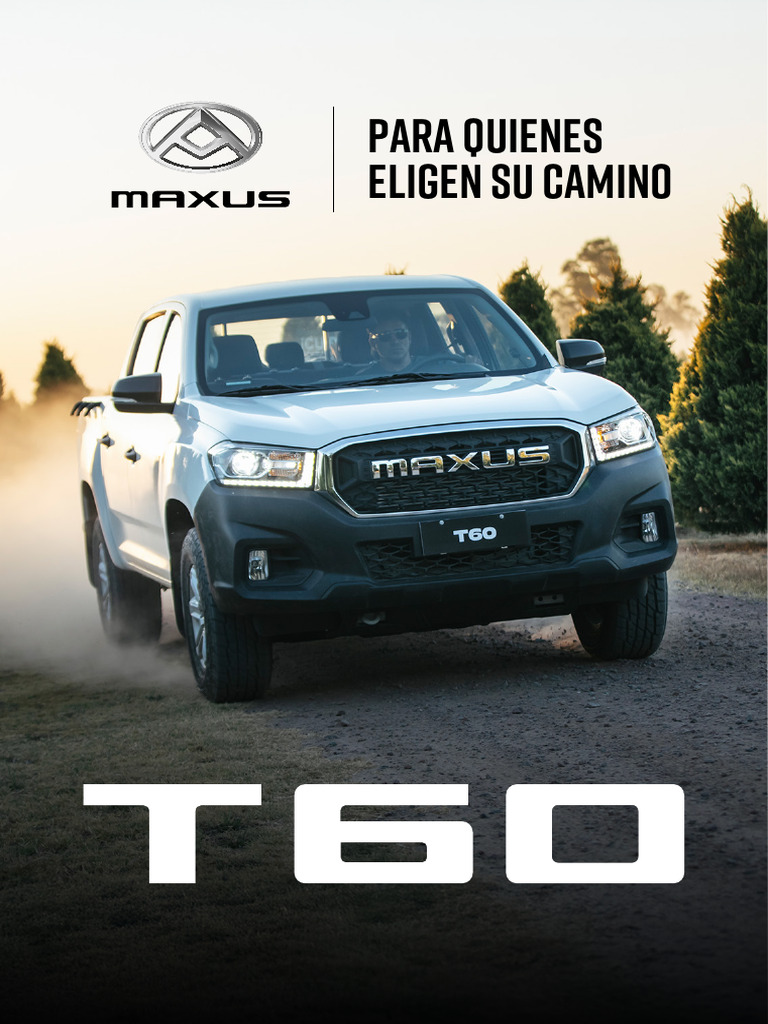 FT T60ma Maxus Expoagro Mar25 | PDF | Carros deportivos | Vehículos terrestres