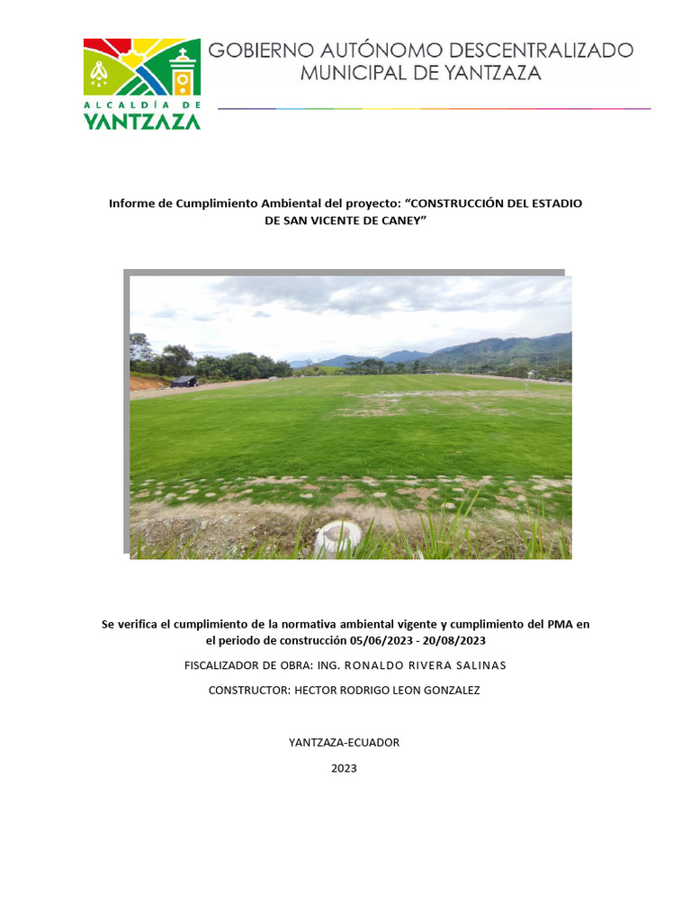 Pma Imforme Ambiental 4 | PDF | Residuos | Sustentabilidad