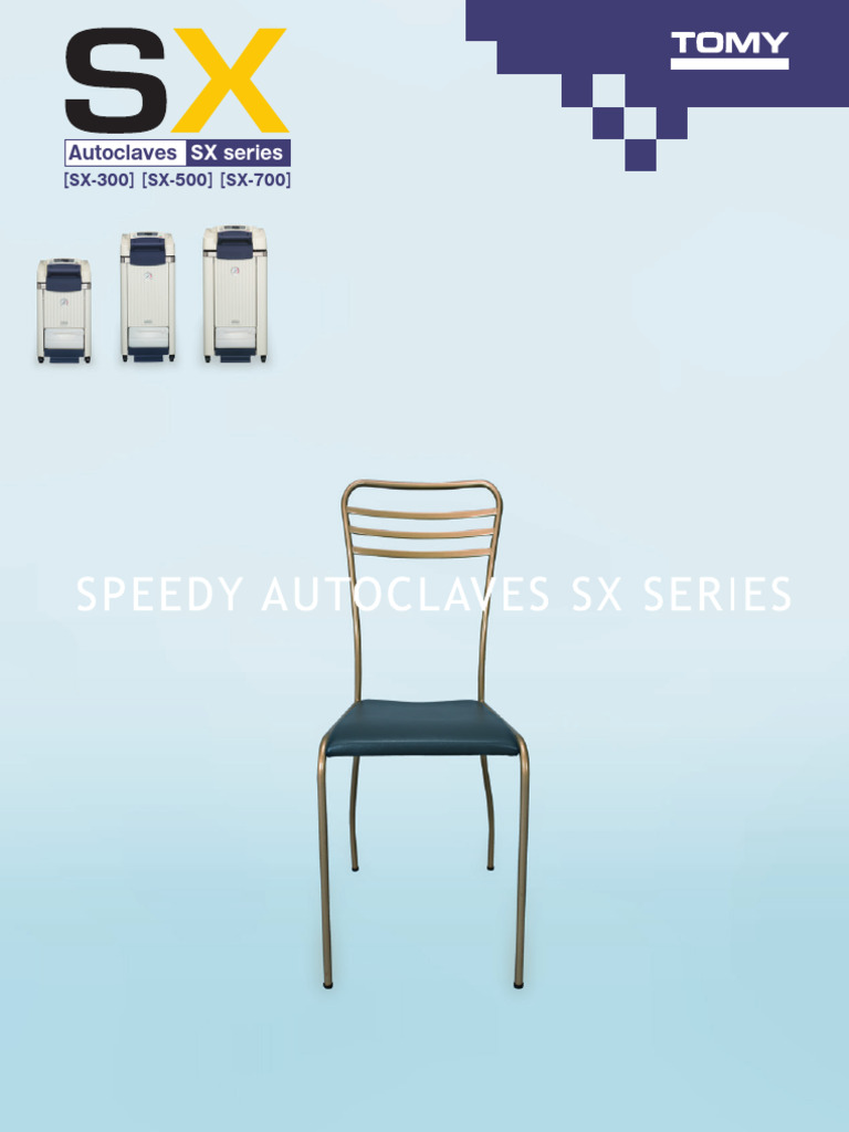 Tomy SX Series Autoclave Catalogue | PDF | Mains Electricity | Sterilization (Microbiology)