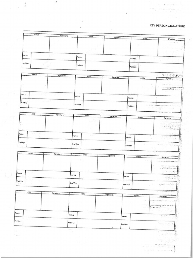 Signature Legend | PDF