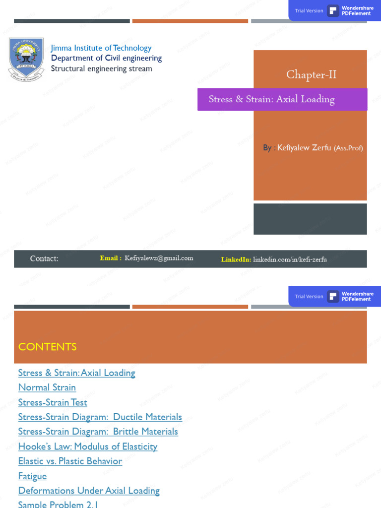 Chapter_2_Stress_Strain_Axial_Loading | PDF | Deformation (Engineering ...