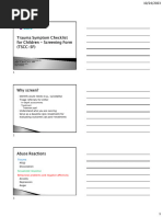 TSCYC and TSCC Trauma Assessments | PDF | Psychological Trauma ...