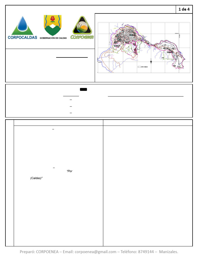 Soporte Técnico de Modificación Del PBOT - CORPOENEA | PDF