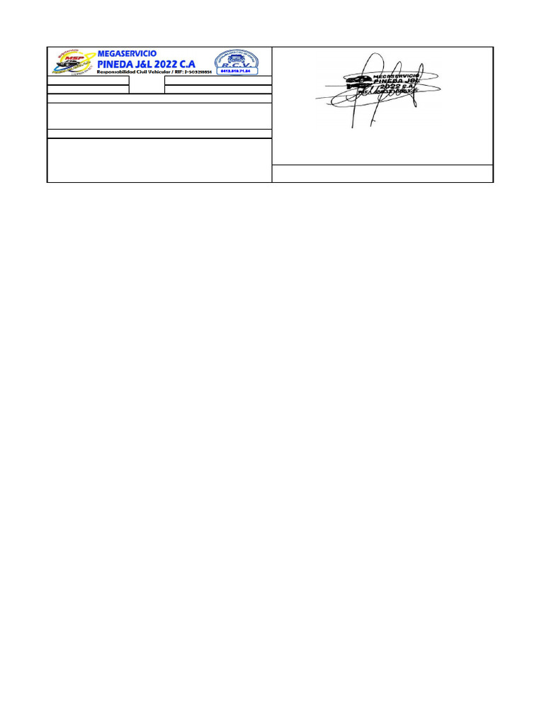 RCV Carnet P24 00835 | PDF