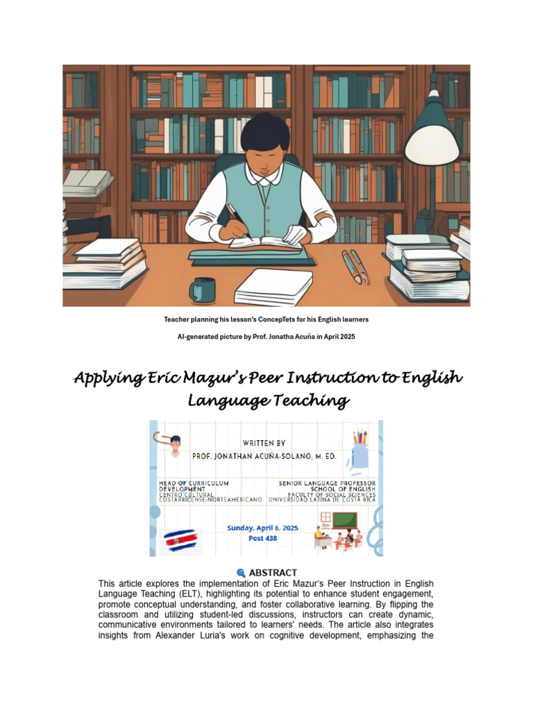 Enhancing ELT with Peer Instruction | PDF | Learning | Language Education
