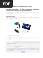 Tutorial Assinatura Digital | PDF | Informática | Programas