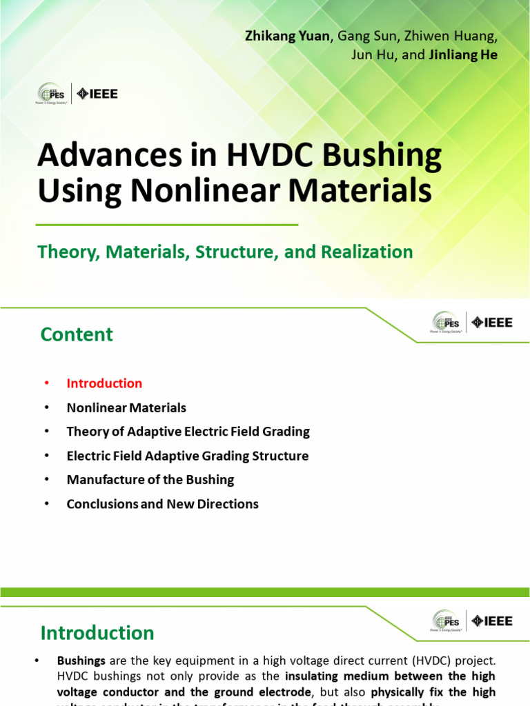 Pes Ed Web HVDC 062223 SLD | PDF | Insulator (Electricity ...