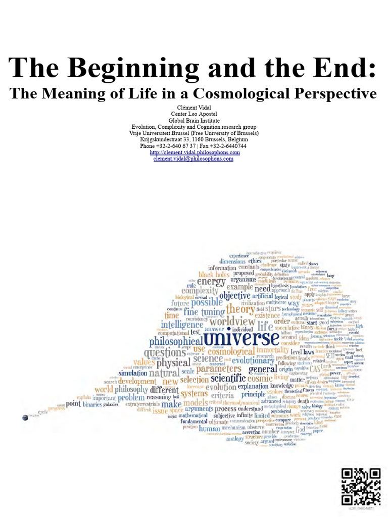 The Beginning and The End The Meaning of | PDF | Universe | Physical ...