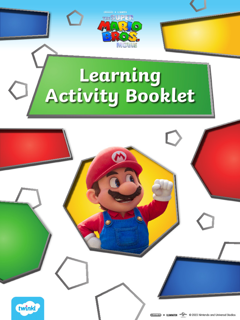 Super Mario Learning Activity Book | PDF | Mario | Video Game Franchises