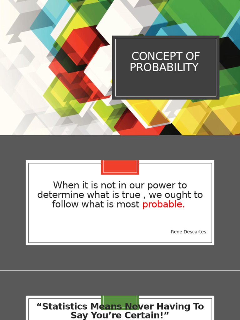 Understanding Probability Basics and Importance | PDF | Standard ...