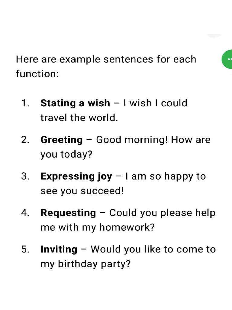 Class 9 English Sentence | PDF