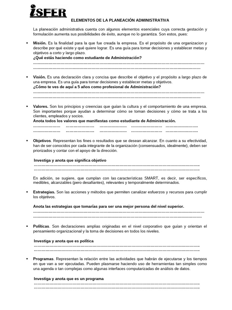 Clase 04 Plan. Orga. | PDF | Planificación | Toma de decisiones
