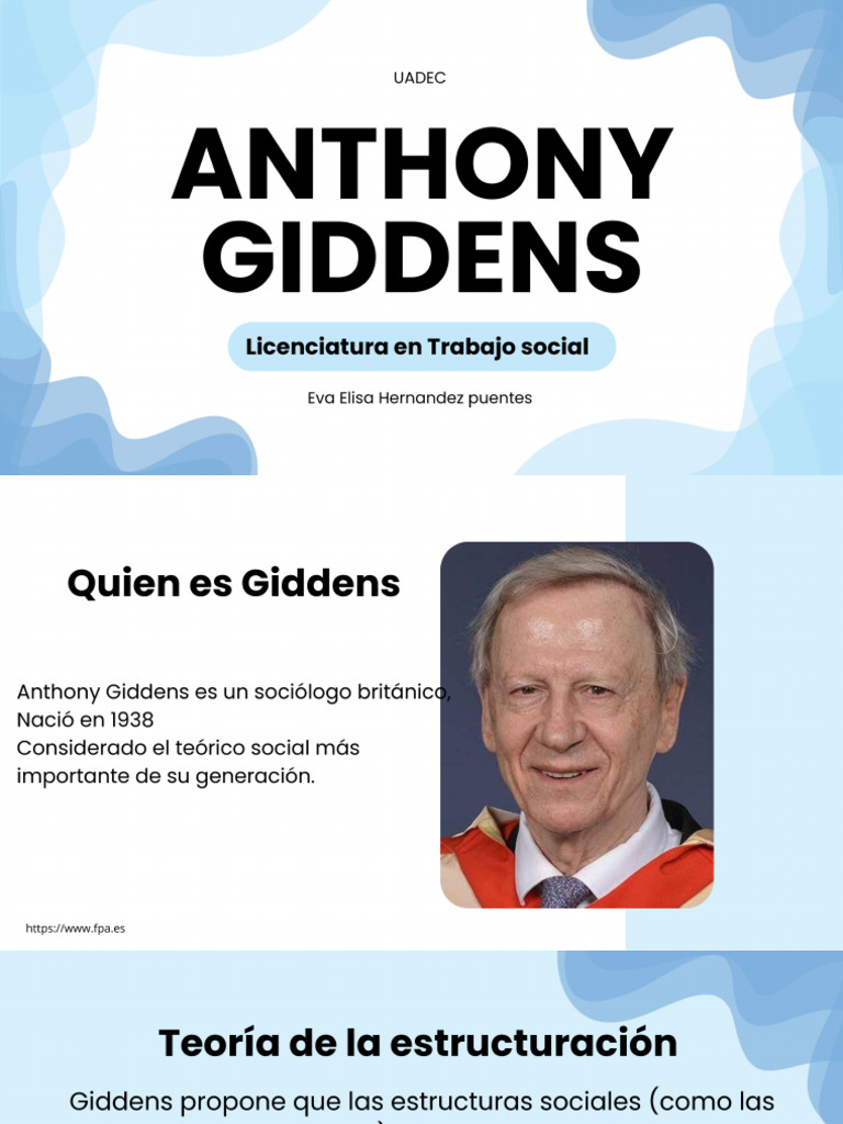 Anthony Giddens | PDF