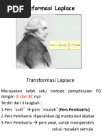 Tabel Transformasi Laplace | PDF