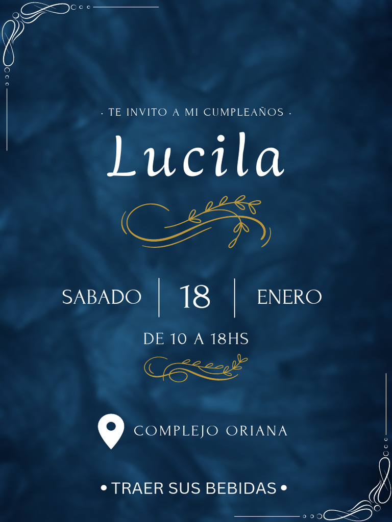 Invitación Virtual Cumpleaños Elegante Azul_20250106_014349_0000 | PDF