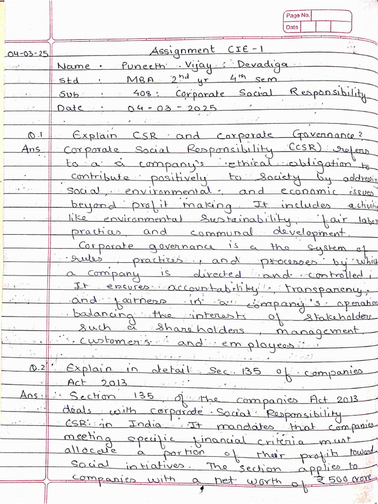 CSR_CIE1_PUNEETH_23MB41 | PDF