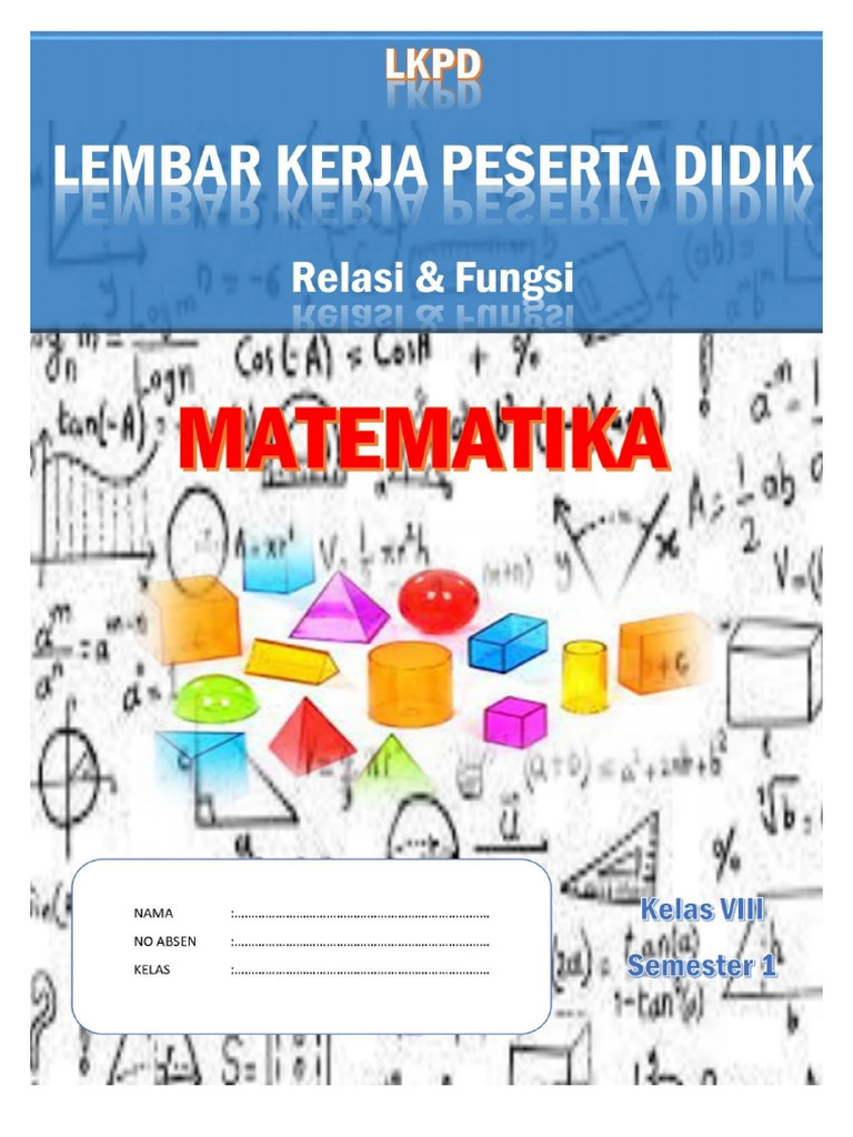 LKPD Relasi Fungsi Kelas Viii Semester 1 | PDF