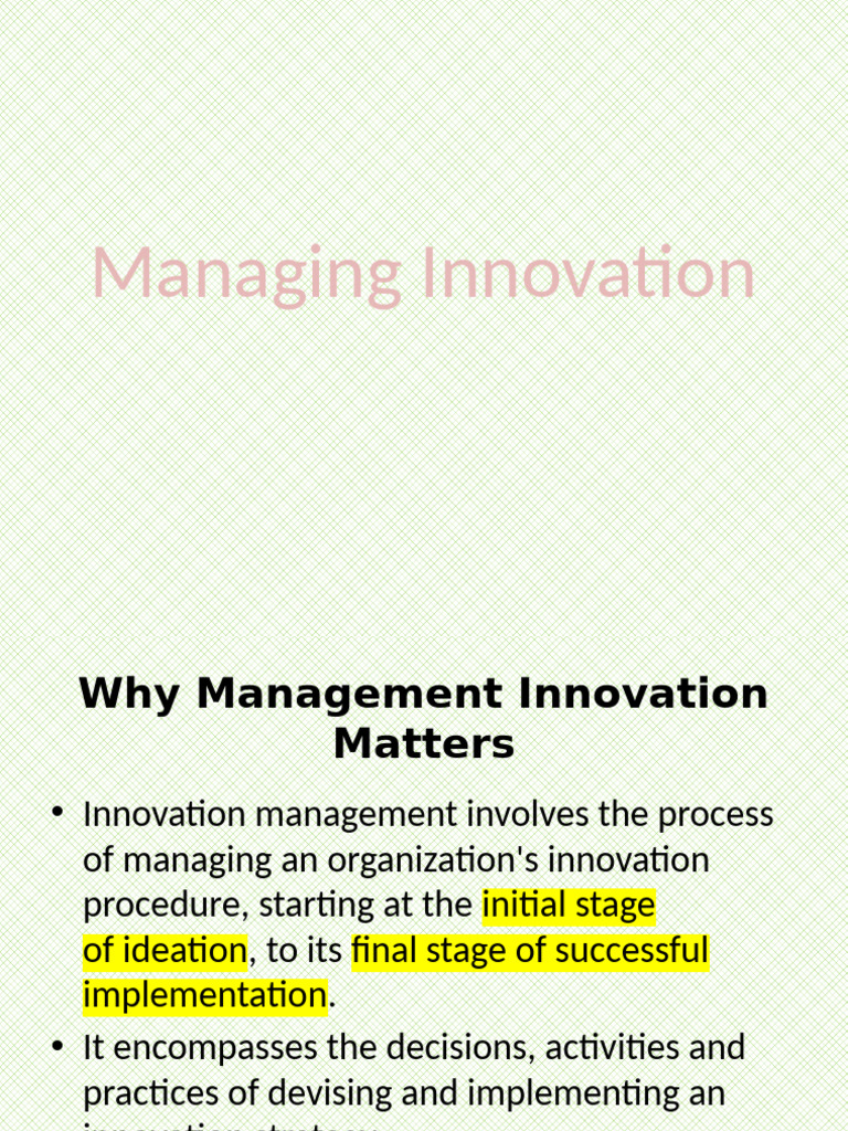 3 Managing-Innovation | PDF | Innovation | Economies
