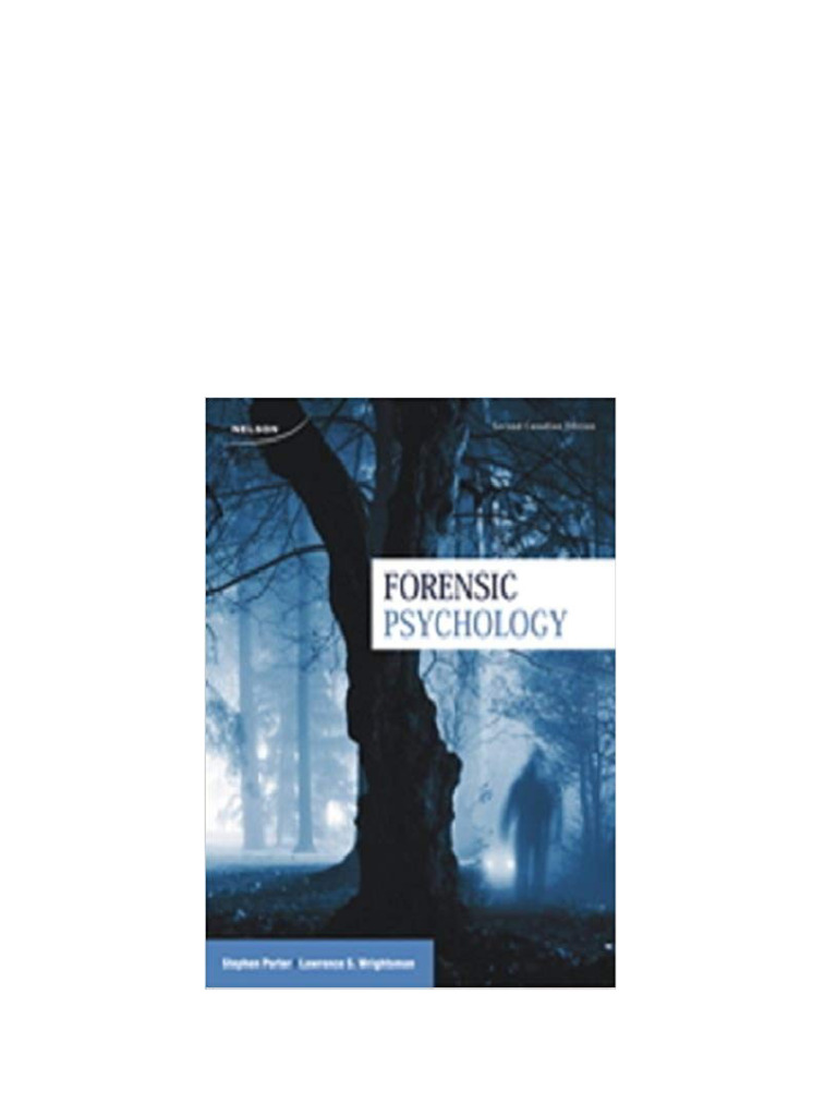 (Ebook PDF) Forensic Psychology 2Nd Canadian Edition by Stephen Porter Download | PDF ...