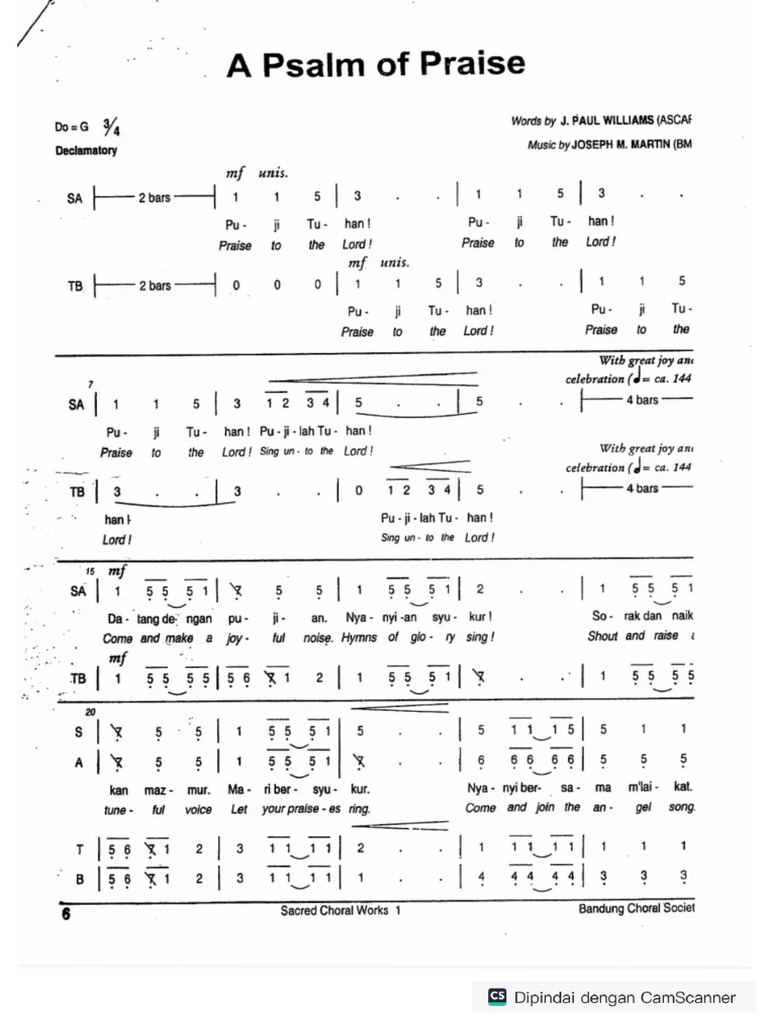 Psalm of Praise | PDF