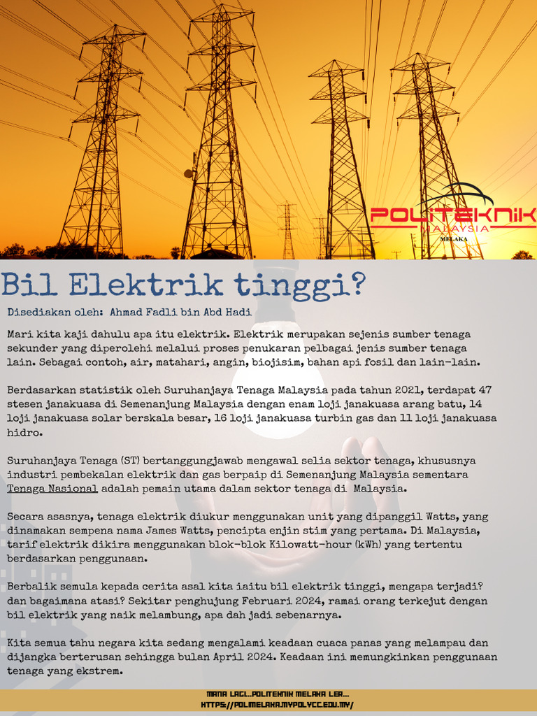 5 Cara Jimat Tenaga Elektrik di Rumah | PDF