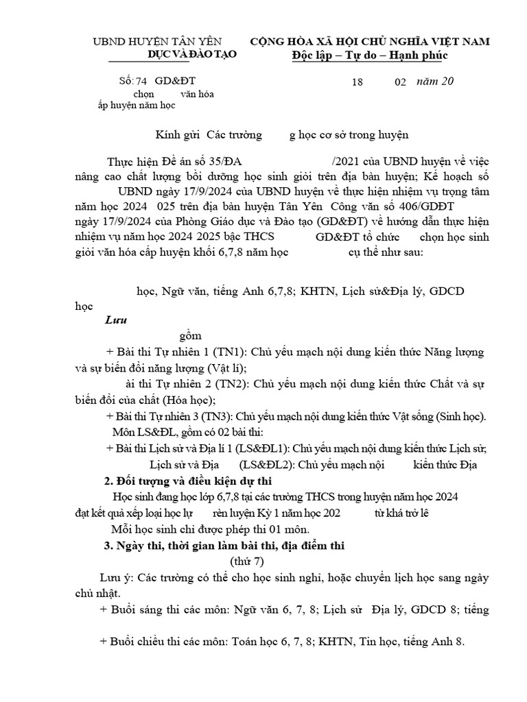 CV Thi HSG Cap Huyen Nam Hoc - Signed - Signed - Signed - Signed | PDF