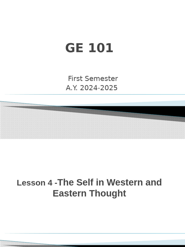 Chapter 1 Lesson 4 | PDF | Eastern Philosophy | Tao