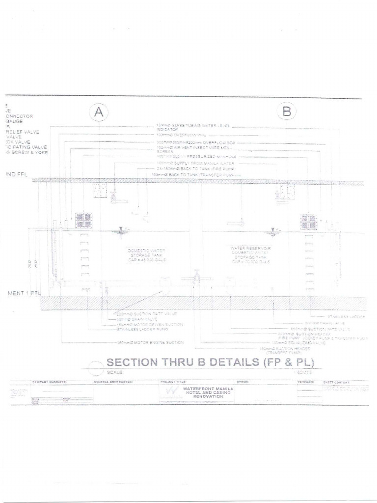 Rectification of Cistern Tank | PDF