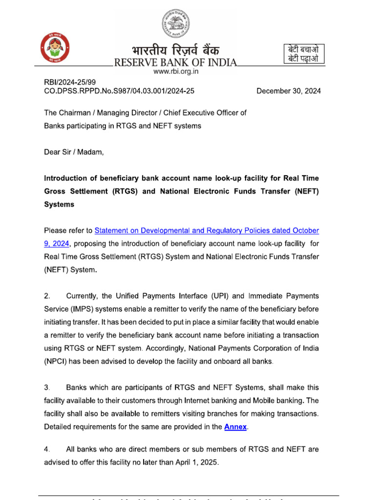 RBI Circular_30122024 | PDF
