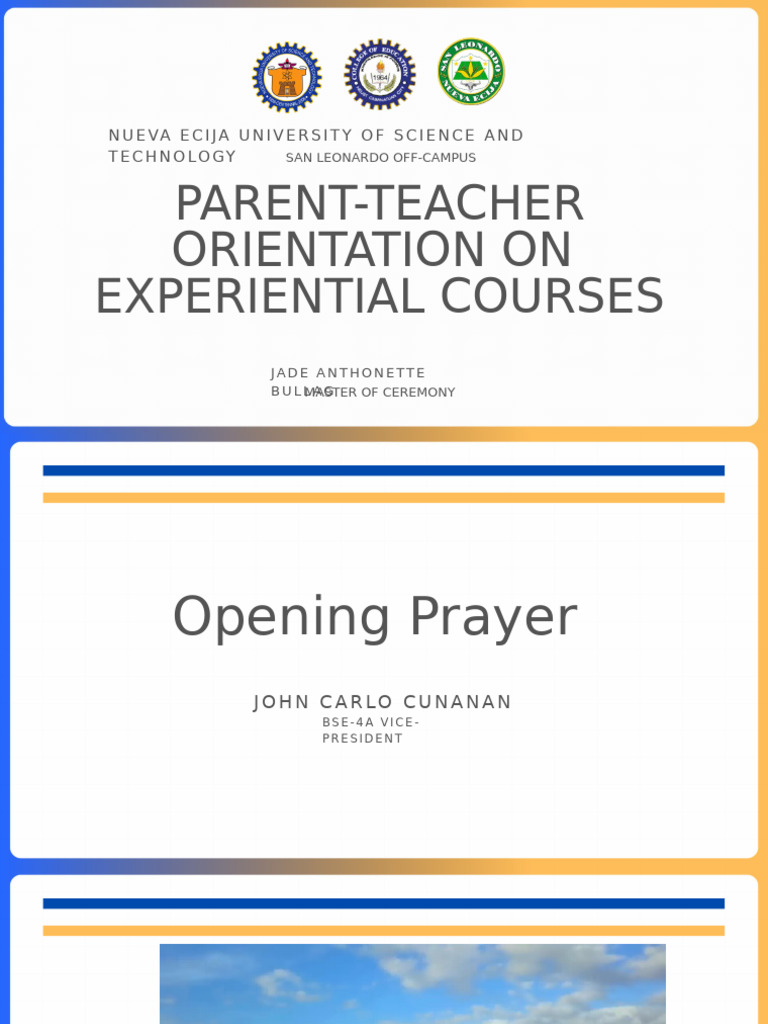 PARENT - Teacher - ORIENTATION EDIT2 | PDF