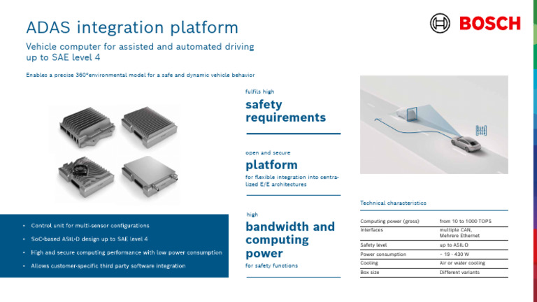 Adas Integration Platform Product Onepager en | PDF