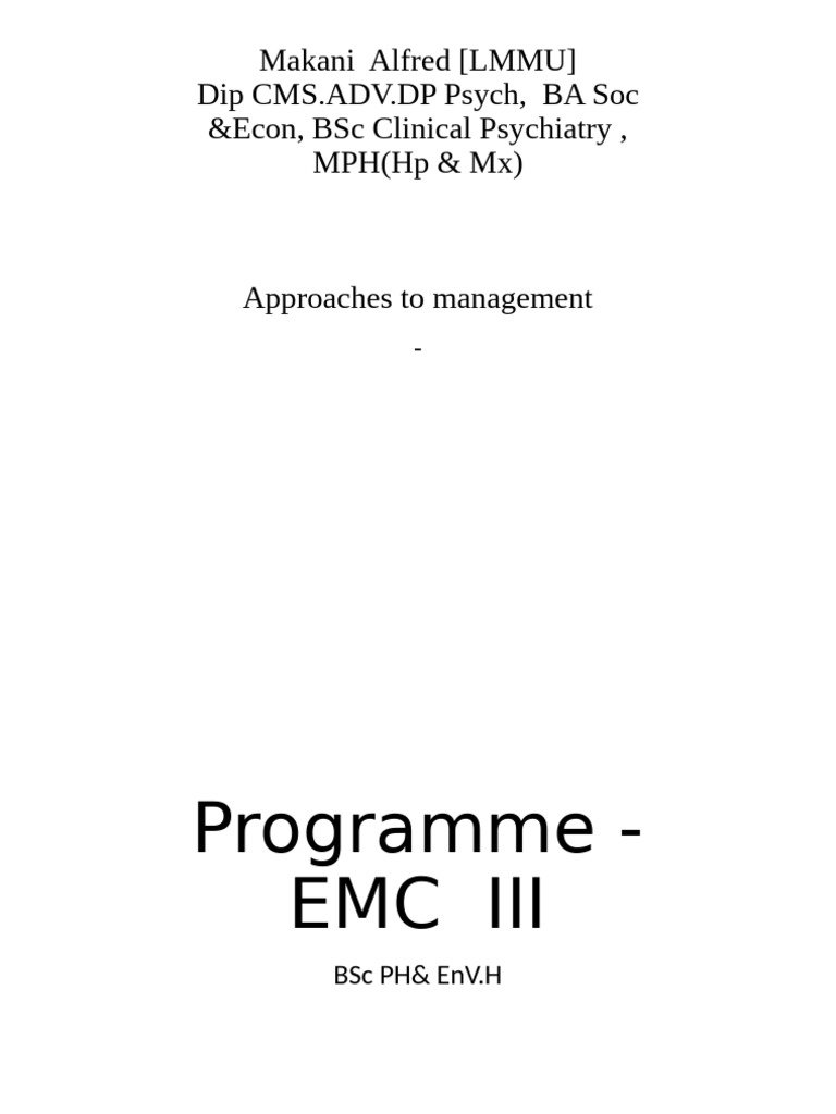 Approaches To Management | PDF | System | Science